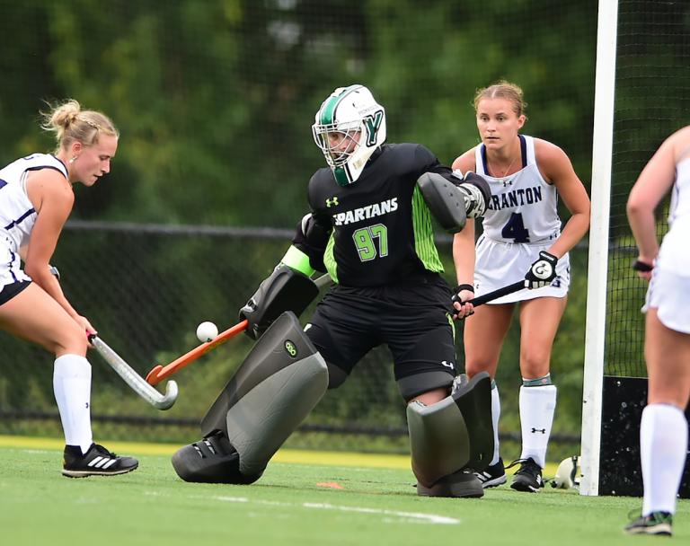 History Made! York College Field Hockey Goalie Becomes Program’s First ...